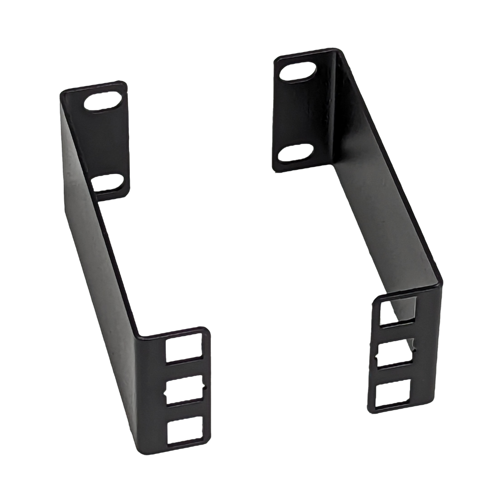 1U & 2U Rack Mount Recessed Or Extender Brackets | DCDI