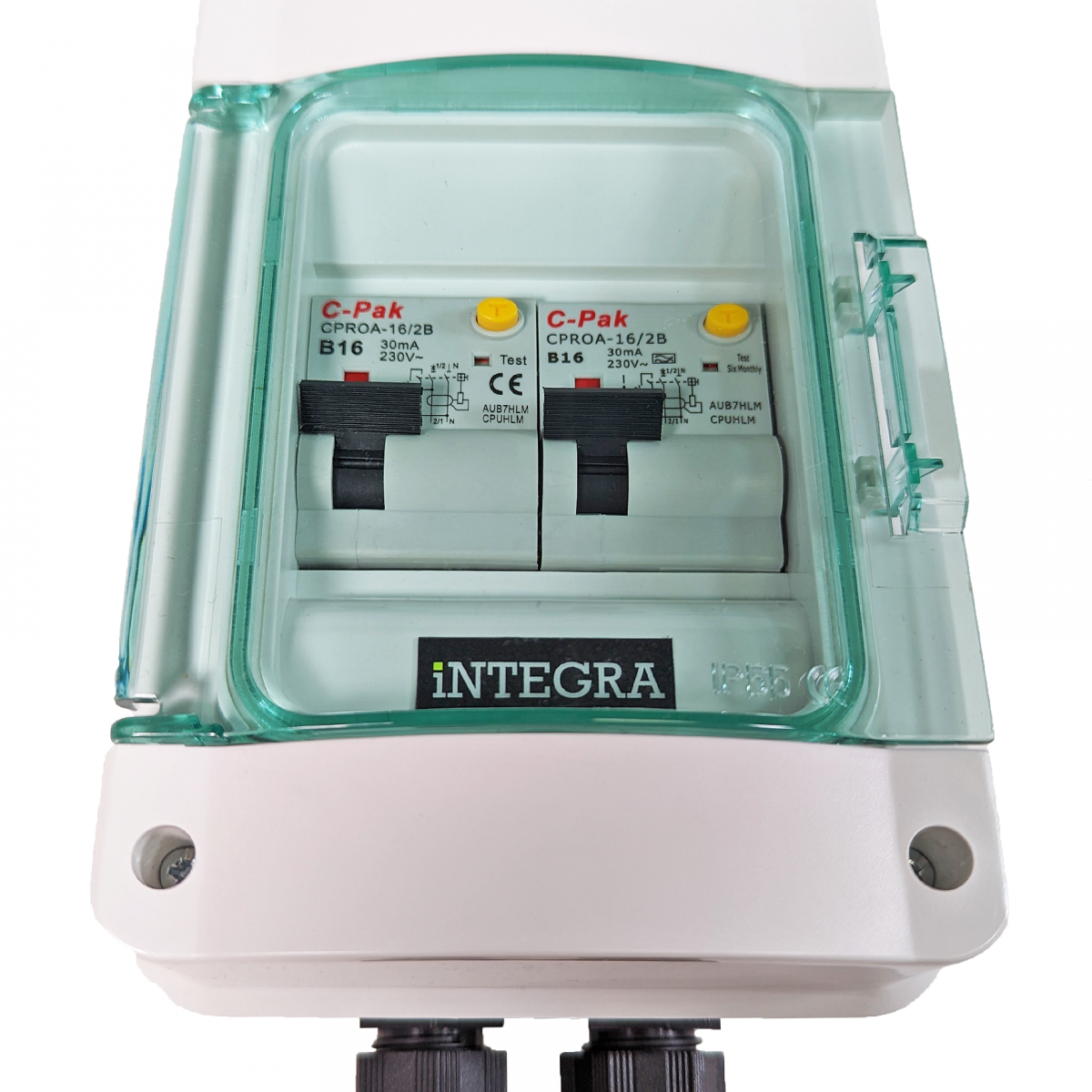 32 Amp Commando Splitter RCBO to 2x16 Amp Sockets | DCDI