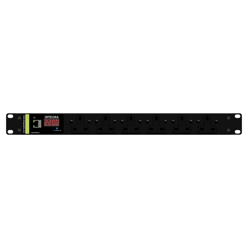 13Amp Sockets Remote Monitored Intelligent PDU Horizontal 1U
