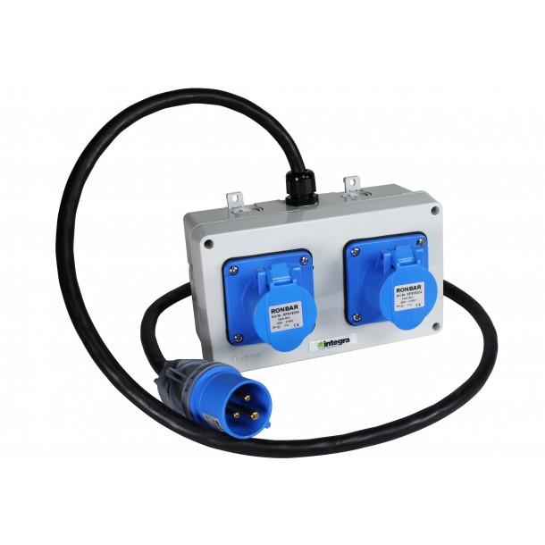 16 Amp Commando Cable Y-Splitter