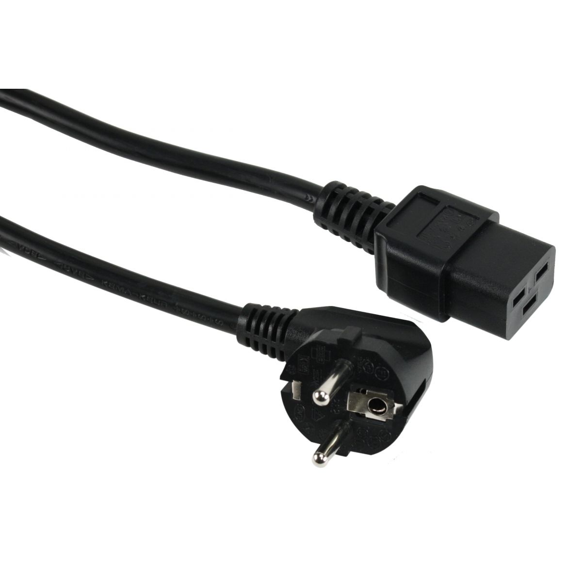 Right Angle Schuko TO IEC C19 | DCDI