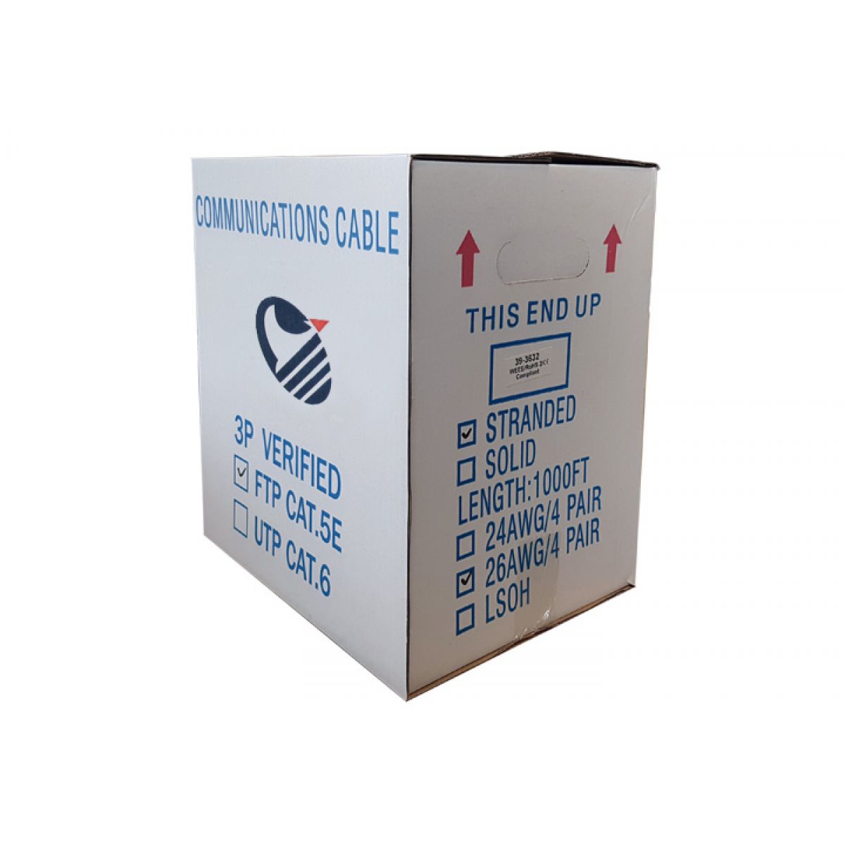 Cat5e Stranded Cable | Shielded | Grey Red Yellow Green Blue | DCDI