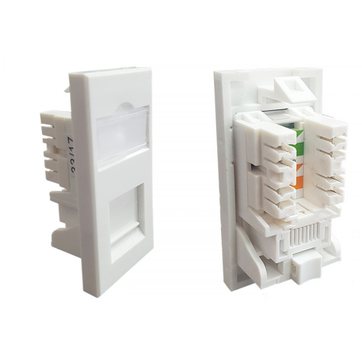 Compact Cat6 RJ45 Socket Module | DCDI