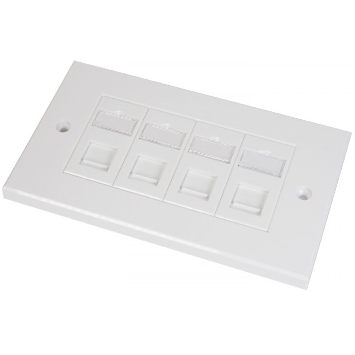 RJ45 Wall Socket | Category 6 Loaded Faceplate | DCDI