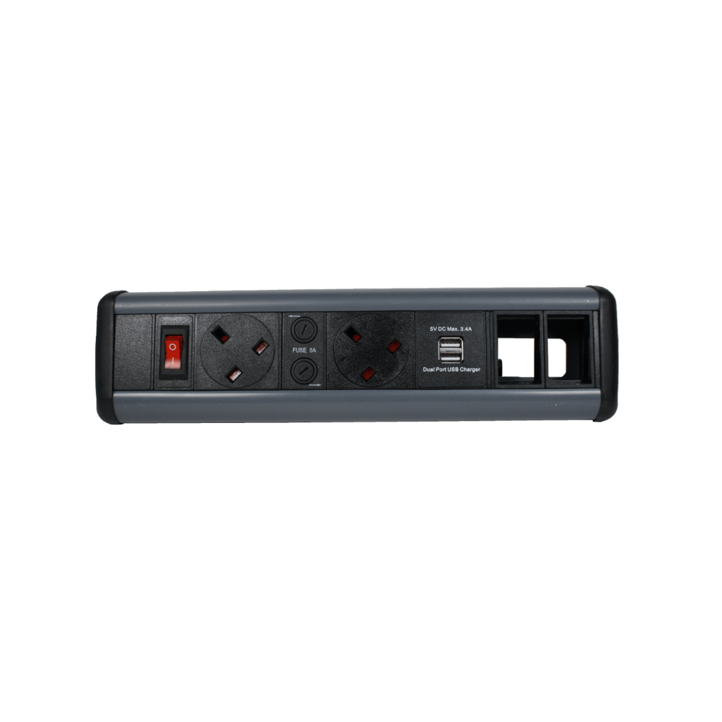 Desk Mounted Power | USB Charger & Multi-Media | DCDI