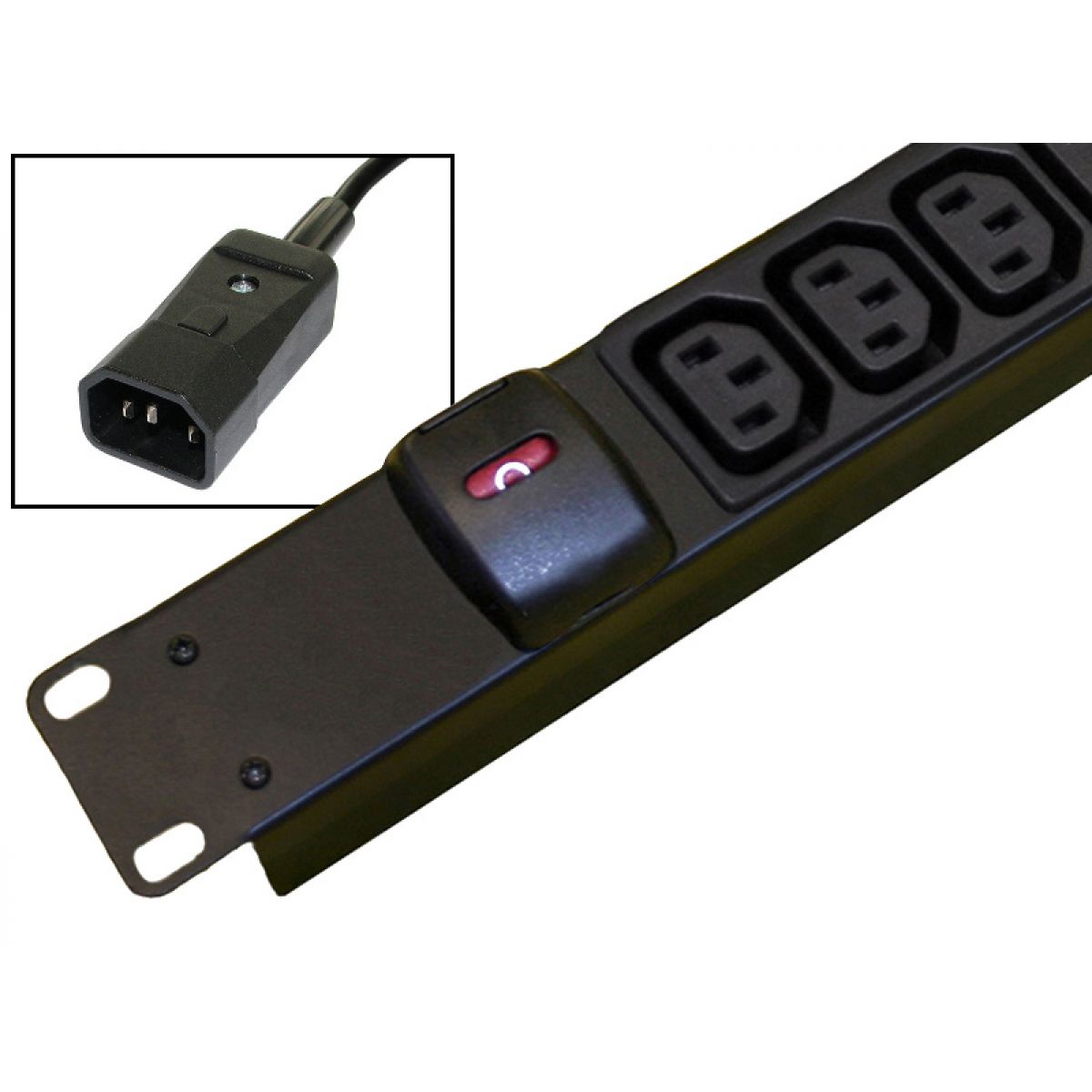 IEC PDU C13 | Horiztontal 1U 19 | DCDI
