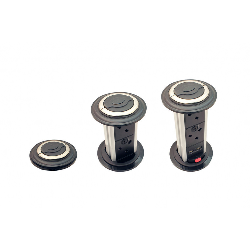 Pop Up Power with USB Charger Sockets | DCDI