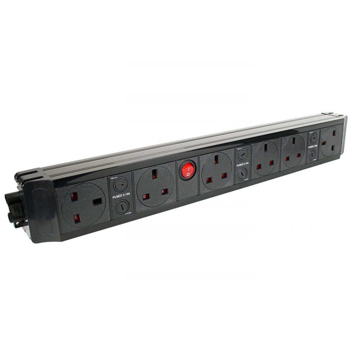 Under Desk UK Socket Outlets - Mains Switched | DCDI